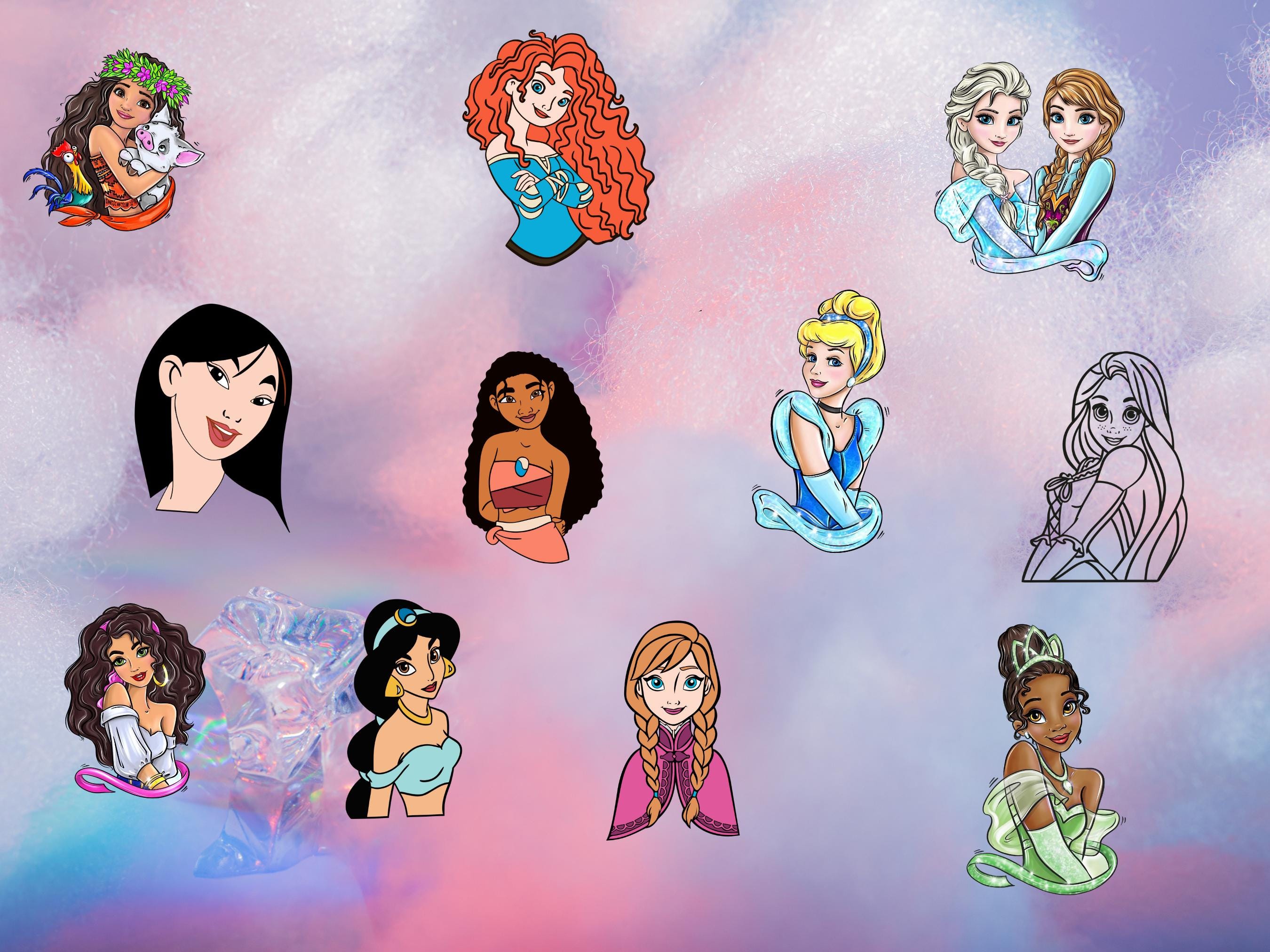 Princess SVG Bundle, Princess Digital Download, Princess Digital Image ...