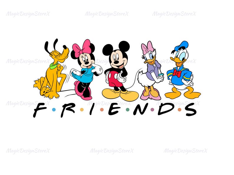 Friends Bundle Png, Mouse and Friends Png, Friendship Png, Friends Logo ...