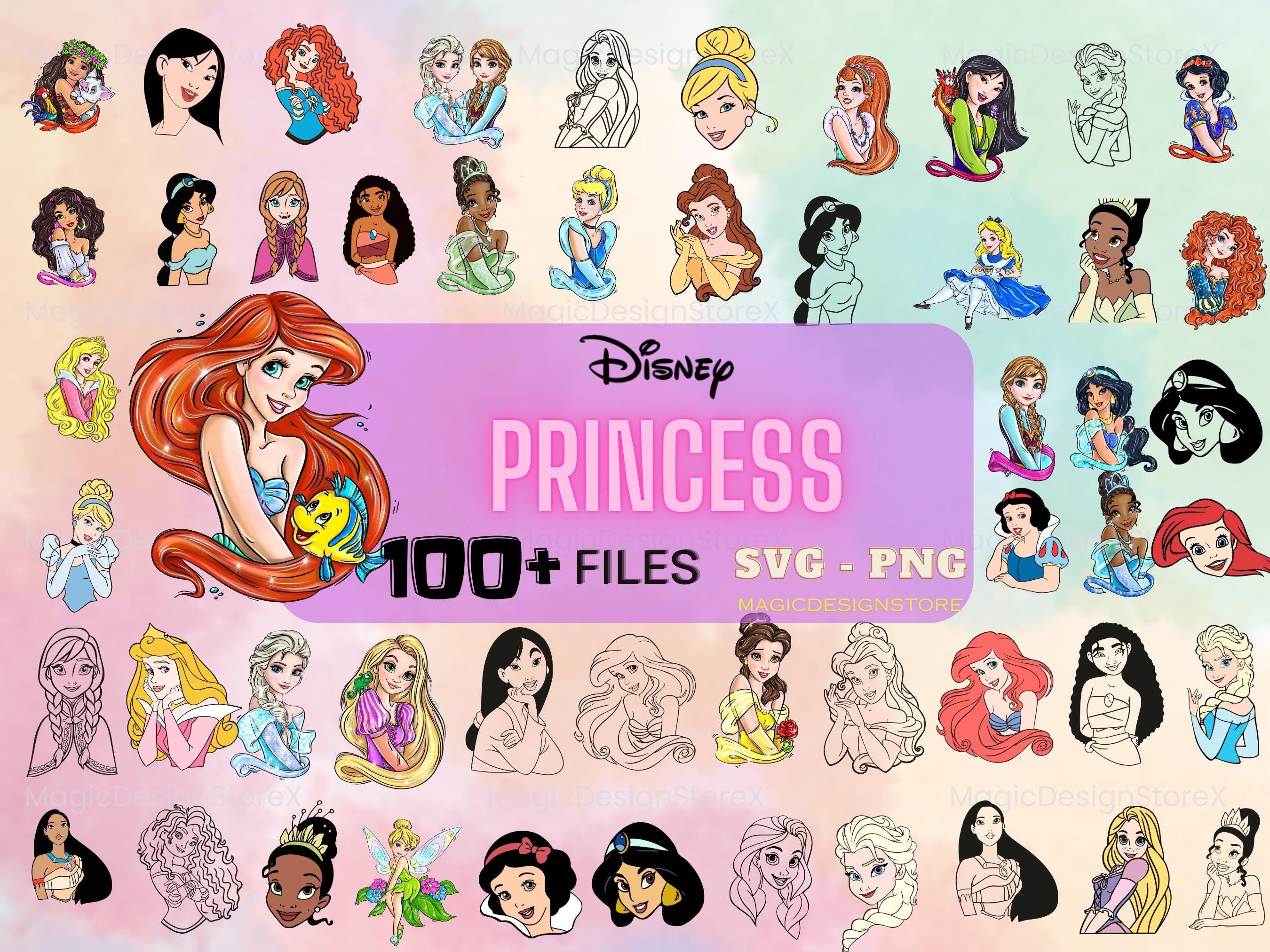 Princess SVG Bundle, Princess Digital Download, Princess Digital Image ...