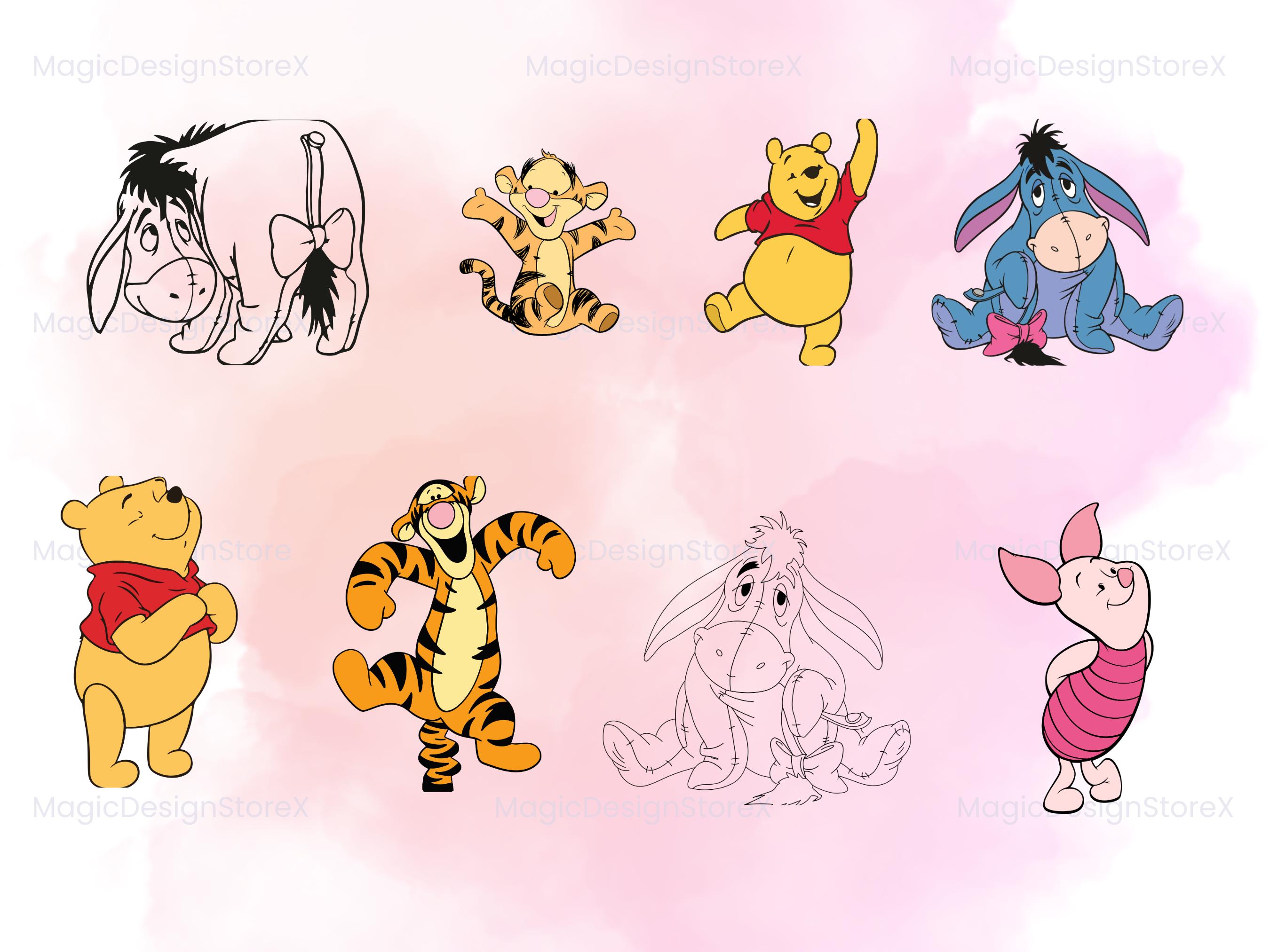 Winnie the Pooh and Friends SVG Bundle , Digital Download , Pooh and ...