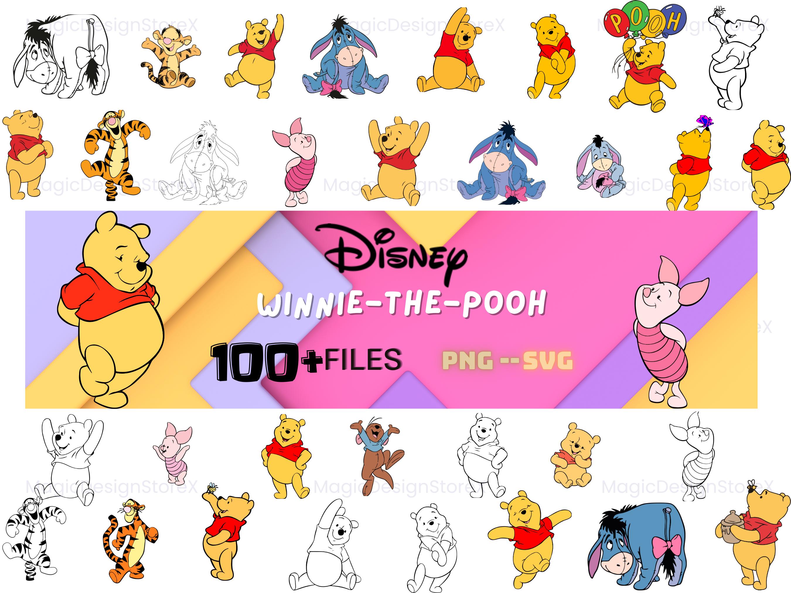 Winnie the Pooh and Friends SVG Bundle , Digital Download , Pooh and ...