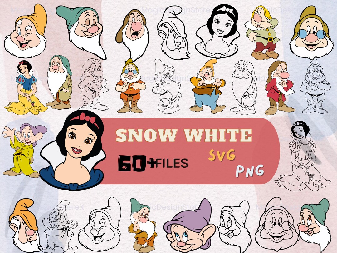 Snow White SVG Bundle, Snow White Digital Download, Snow White Digital ...
