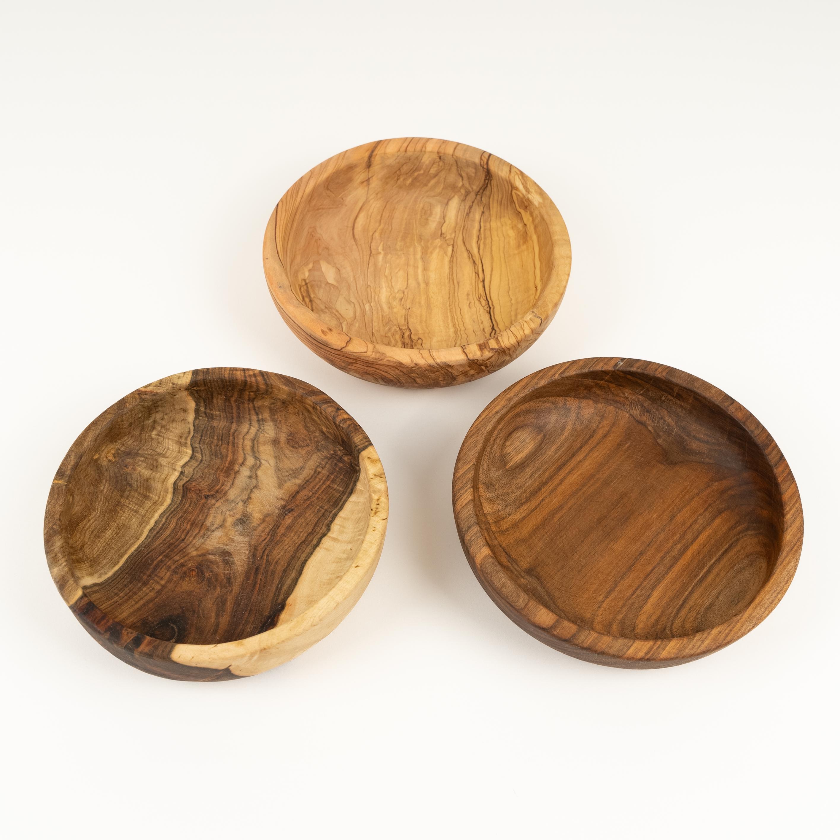 Mastic Wood Salad Bowl, Rustic Kitchen and Home Decor, Wooden Bowl for ...