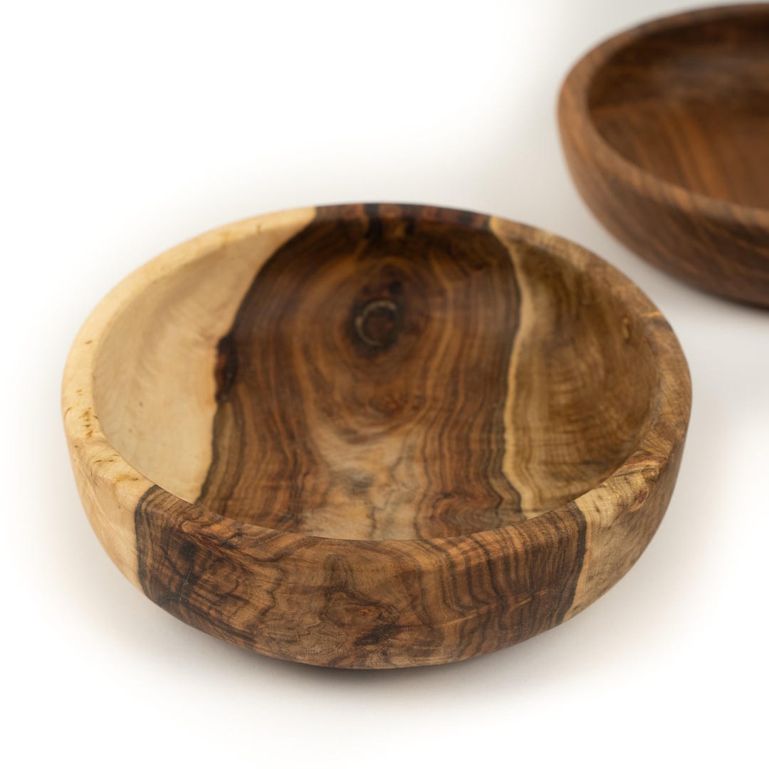 Mastic Wood Salad Bowl, Rustic Kitchen and Home Decor, Wooden Bowl for ...