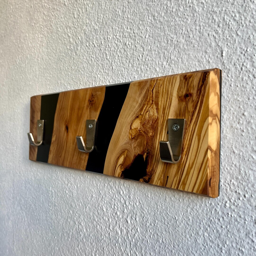 Custom Made Resin Coat Rack, Epoxy Coat Hanger Wall Mounted, Towel Rack ...