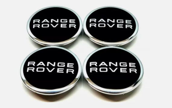 Range Rover Black Chrome 63mm Wheel Centre Caps Evoque Freelander X 4 Etsy