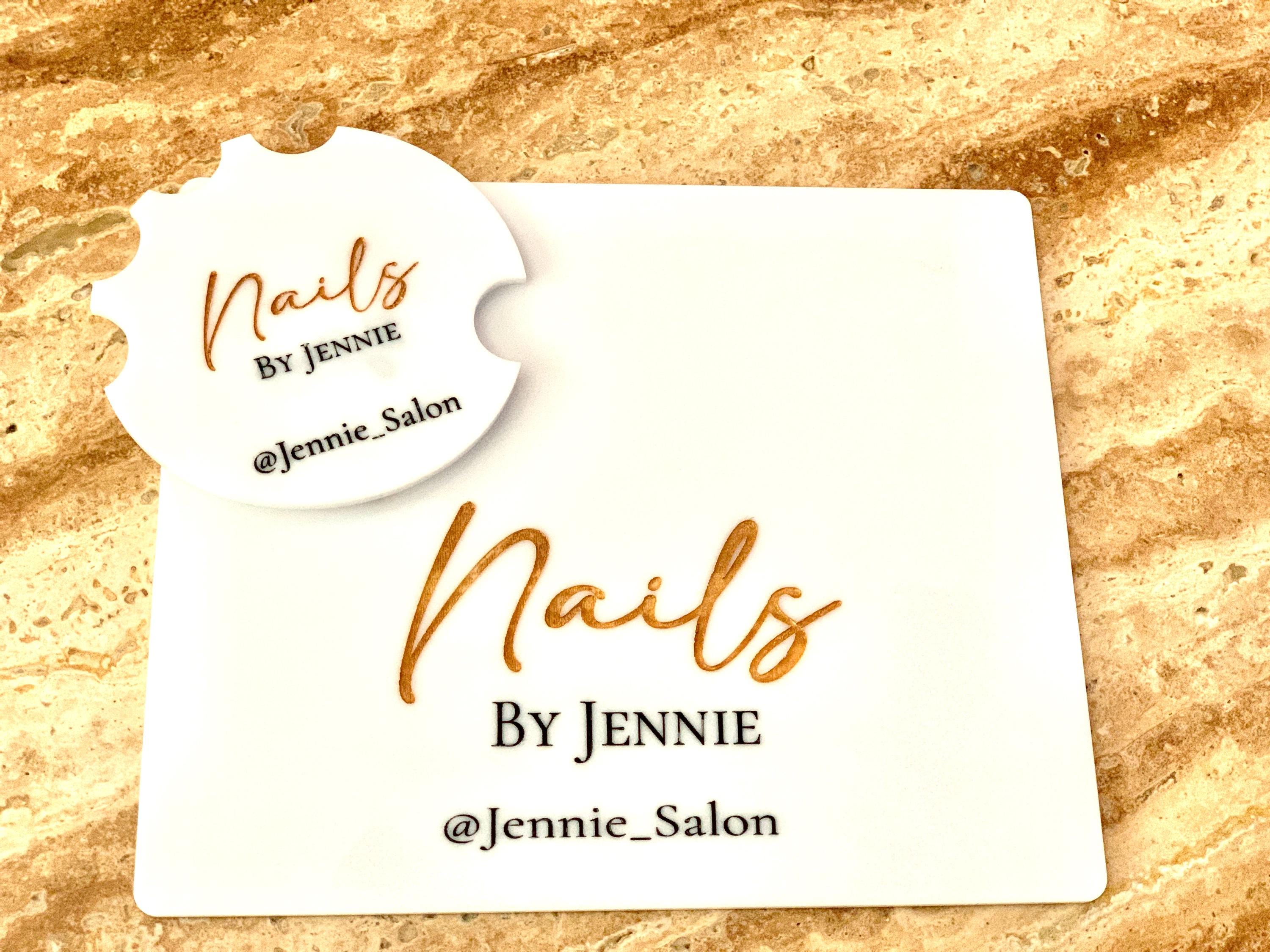 Personalized Acrylic Nailfie Set | Nail Tech Photo Prop | Nail Pictures ...