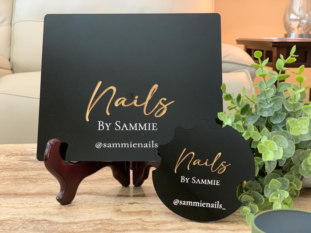 Personalized Acrylic Nailfie Set Nail Tech Photo Prop Nail Pictures ...