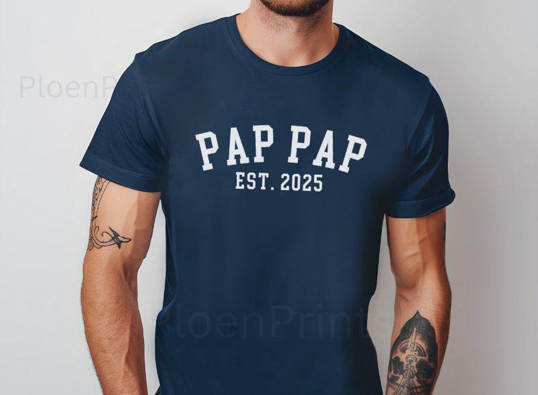 Custom Pap Pap Shirt, Custom Bella Canvas Pap Pap T Shirt, Pap Pap Est ...