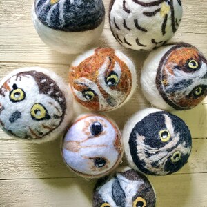 Bald Eagle Felted Wool Dryer Ball, Bird Toy Sculpture, Eco Dryer Ball ...