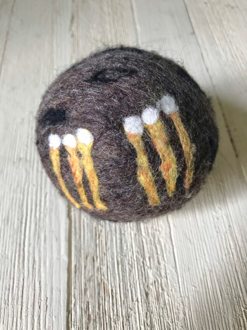 Bald Eagle Felted Wool Dryer Ball Bird Toy Sculpture Eco - Etsy