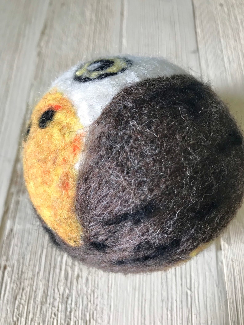 Bald Eagle Felted Wool Dryer Ball Bird Toy Sculpture Eco - Etsy