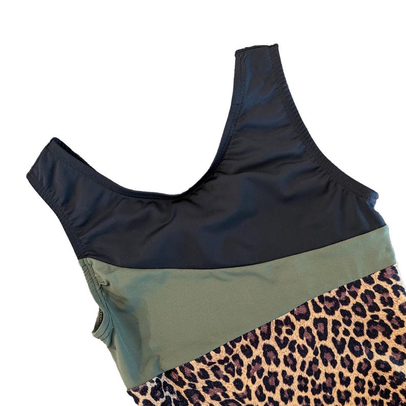 Safari Leopard Combo Tank Leotard - Etsy