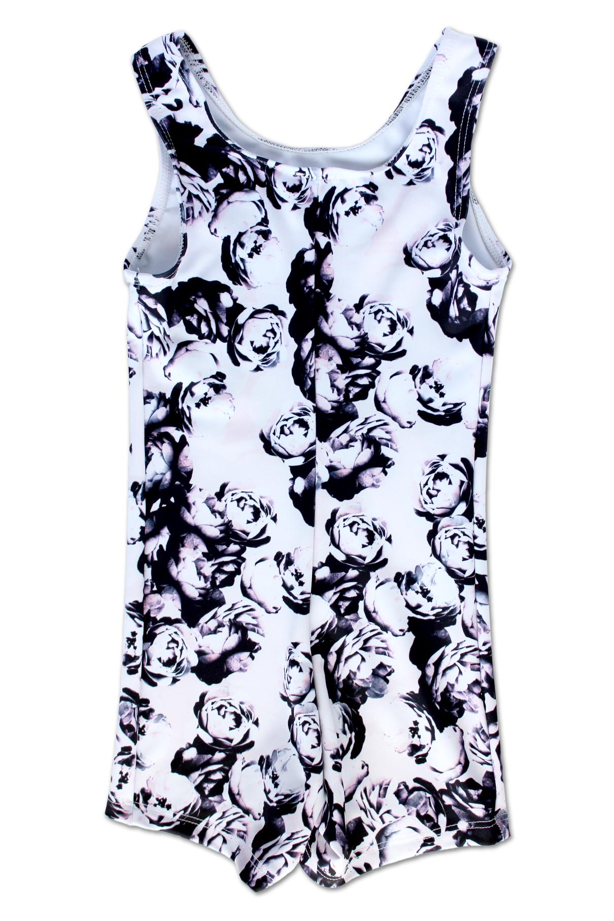 Onyx Roses Solid Tank Unitard - Etsy