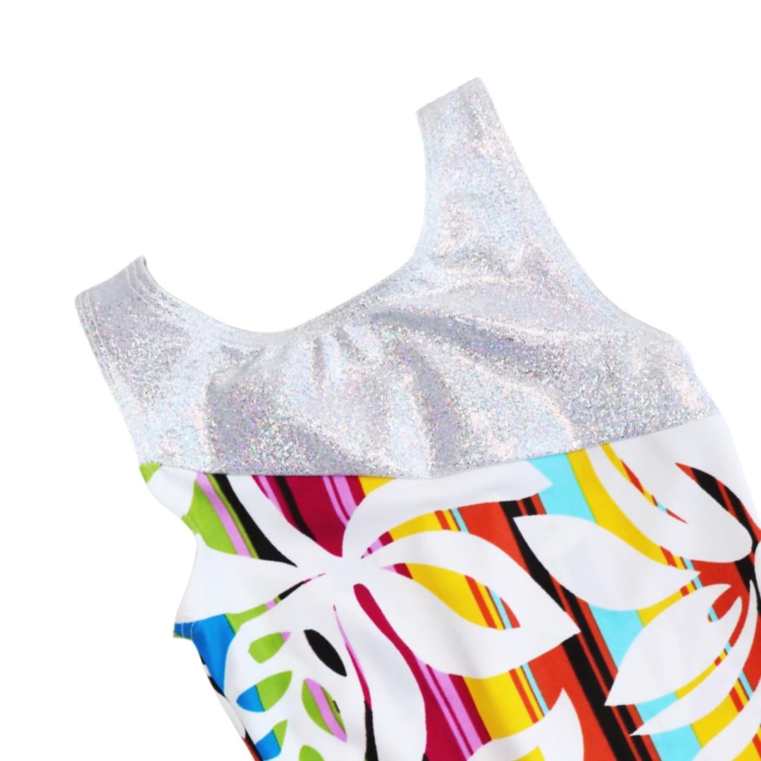 Hibiscus Stripe Tank Unitard - Etsy