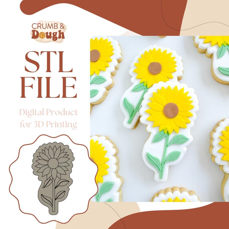 Sunflower Cookie - Etsy