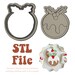 Christmas Pudding Cookie Stamp & Cutter STL File - Etsy