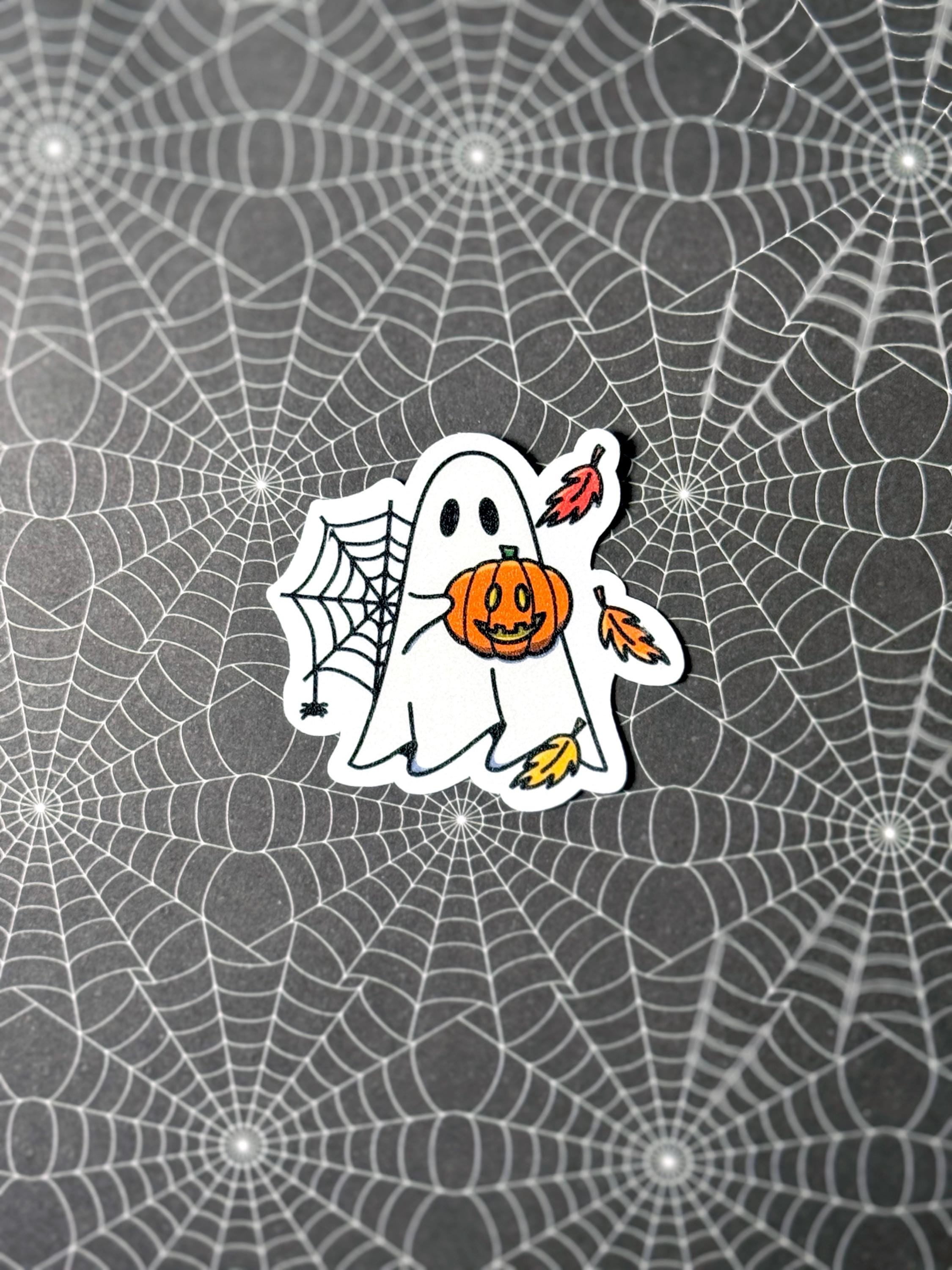 Cute Ghosts Vinyl Stickers, Cute Halloween Ghost Stickers, Ghost ...