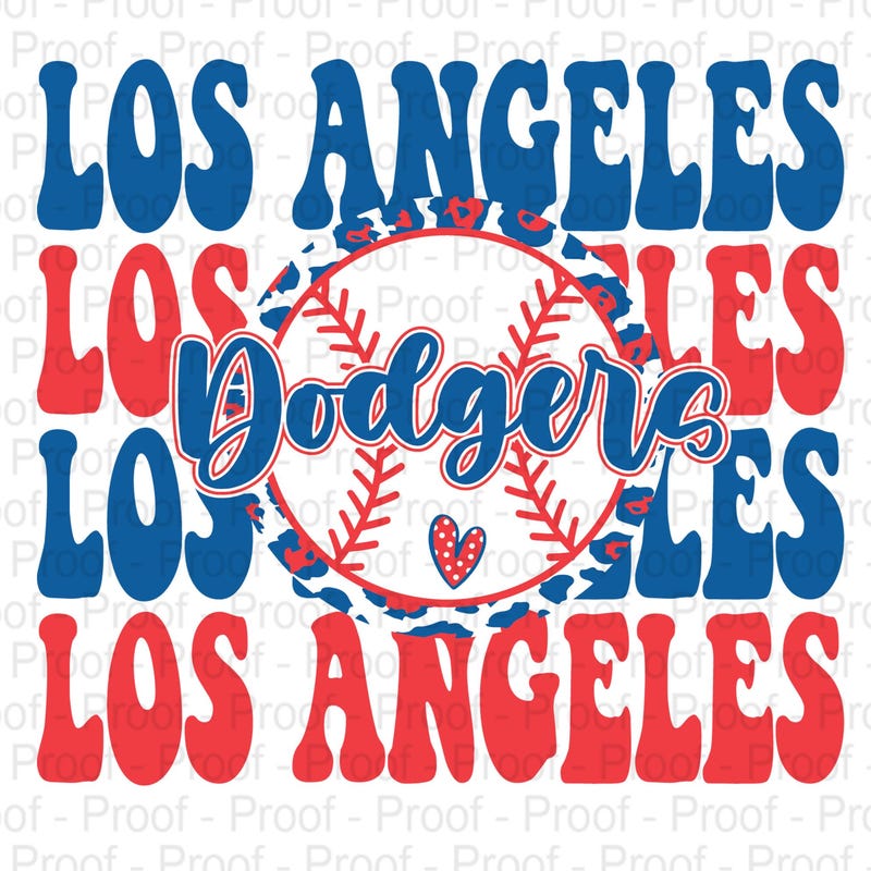 Dodgers Svg - Etsy