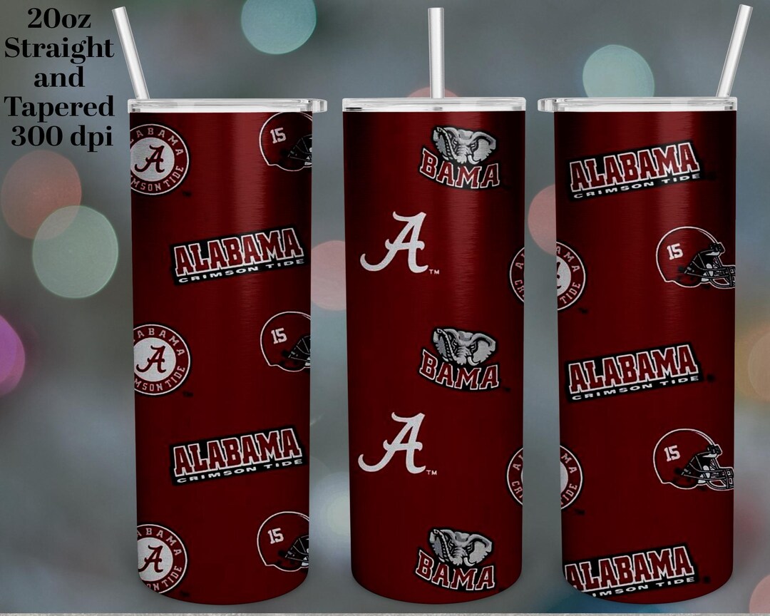 Alabama Tumbler Design, University Logo Digital Download, Distressed ...