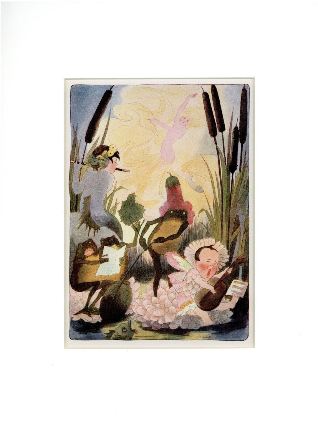 1914 Antique Jolly Marsh Children Print by M.T. Penny Ross - Etsy