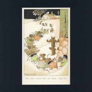 The Rats Leave the Big Barn Vintage 1925 Illustration by Walter ...
