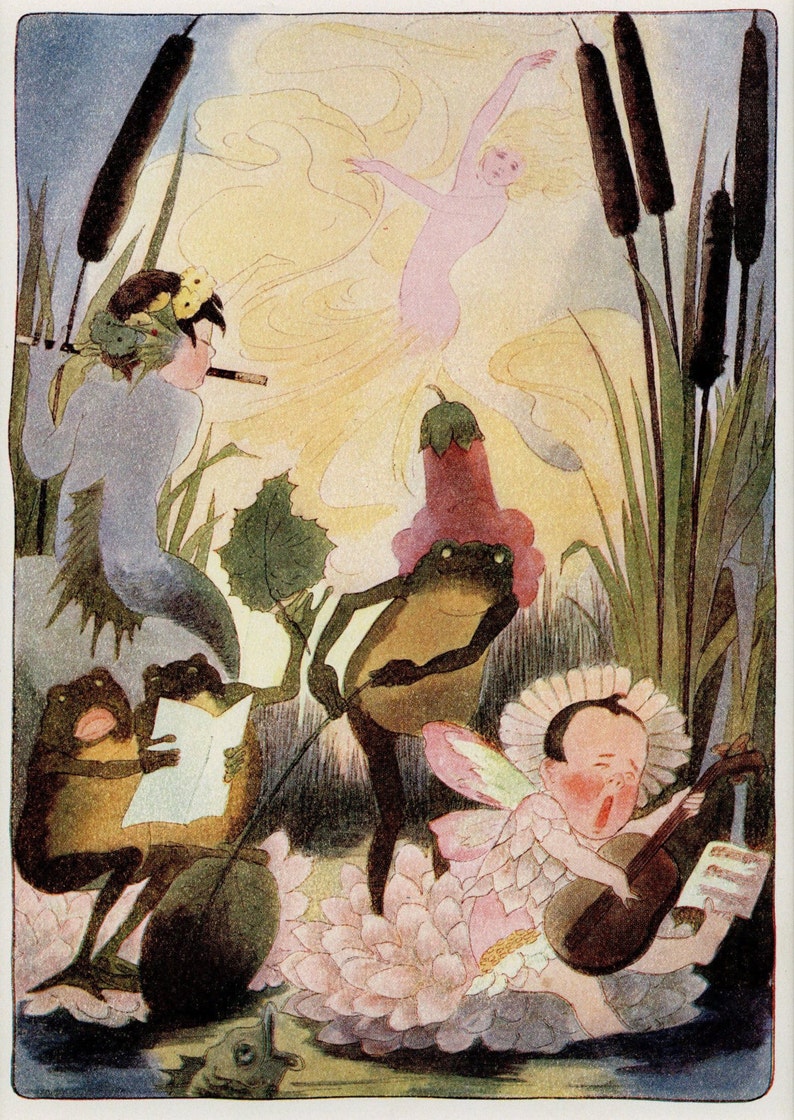 1914 Antique Jolly Marsh Children Print by M.T. Penny Ross - Etsy