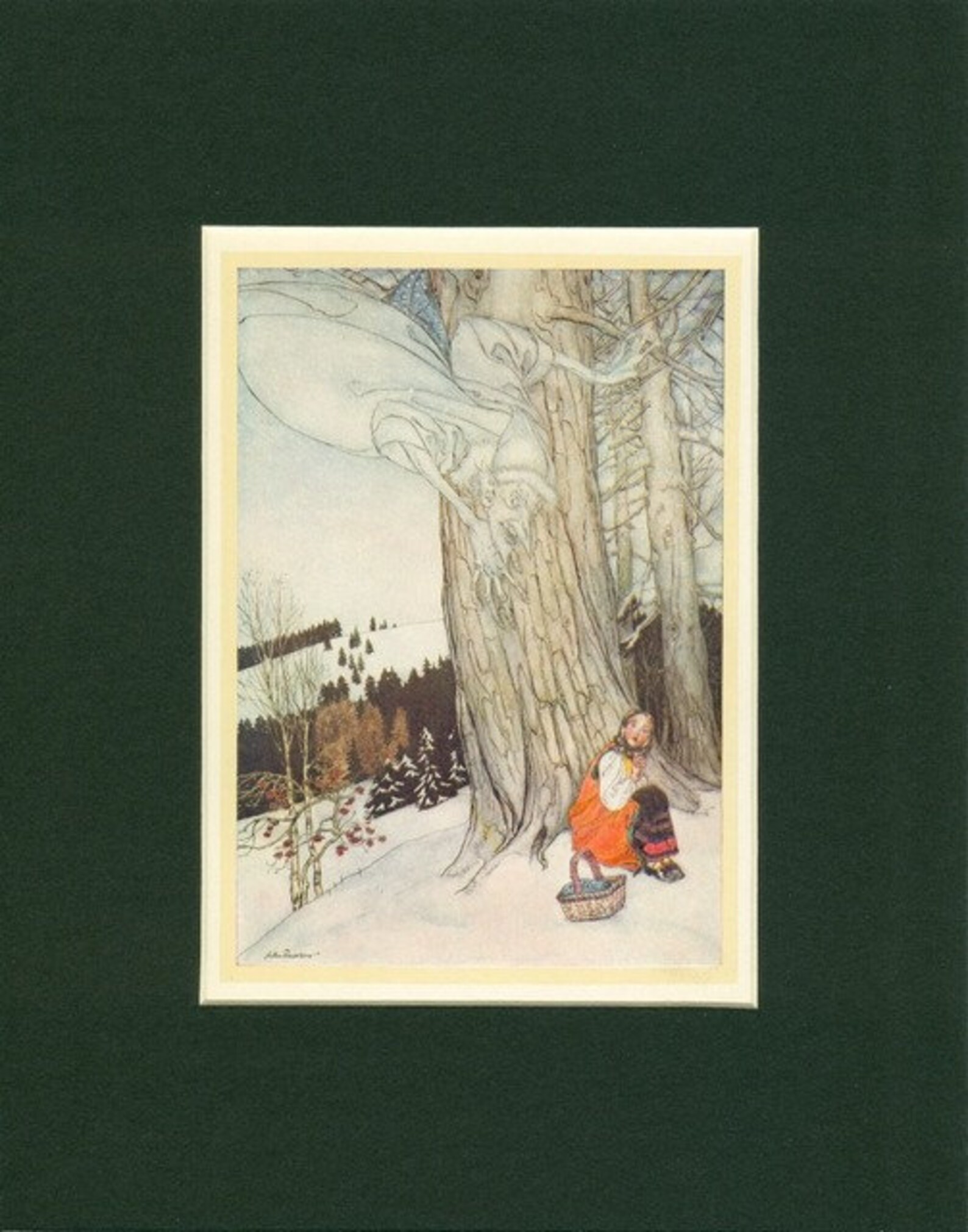 Vintage Frost Print From 1923 A Fairy Story - Etsy