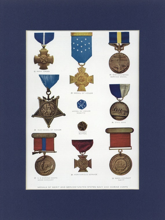 Marine Corps Medals Chart