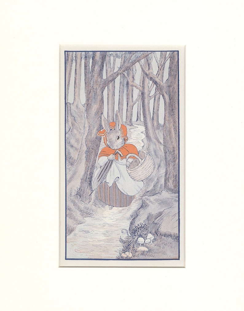 Vintage 1926 Peter Rabbit's Mother Original Book Illustration - Etsy
