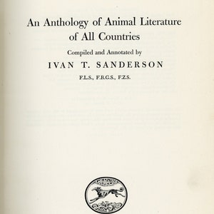 The Lion From Animal Tales, by Ivan T. Sanderson Vintage 1946 Book ...