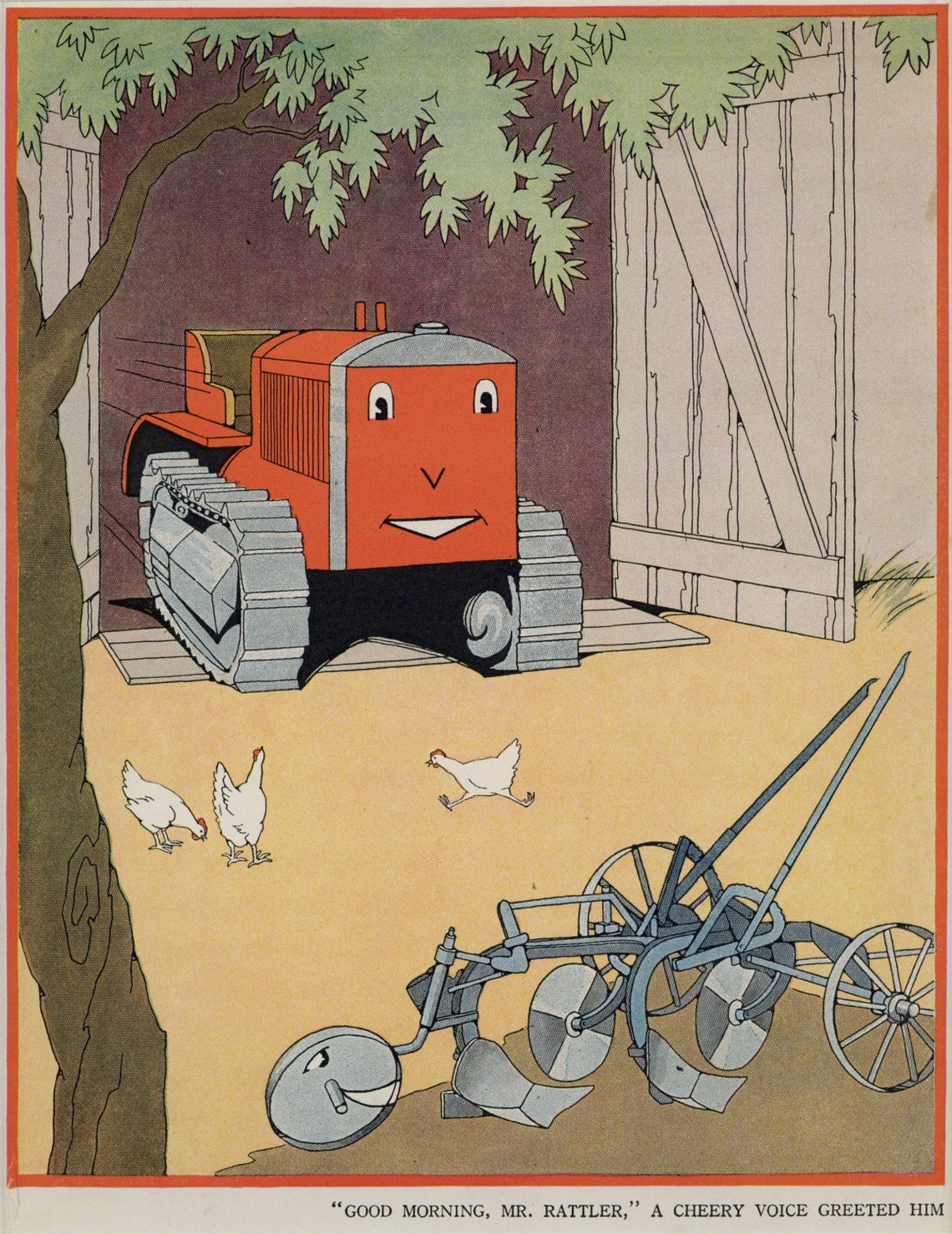 Vintage 1935 the Tractor That Took a Holiday Story Book Print - Etsy