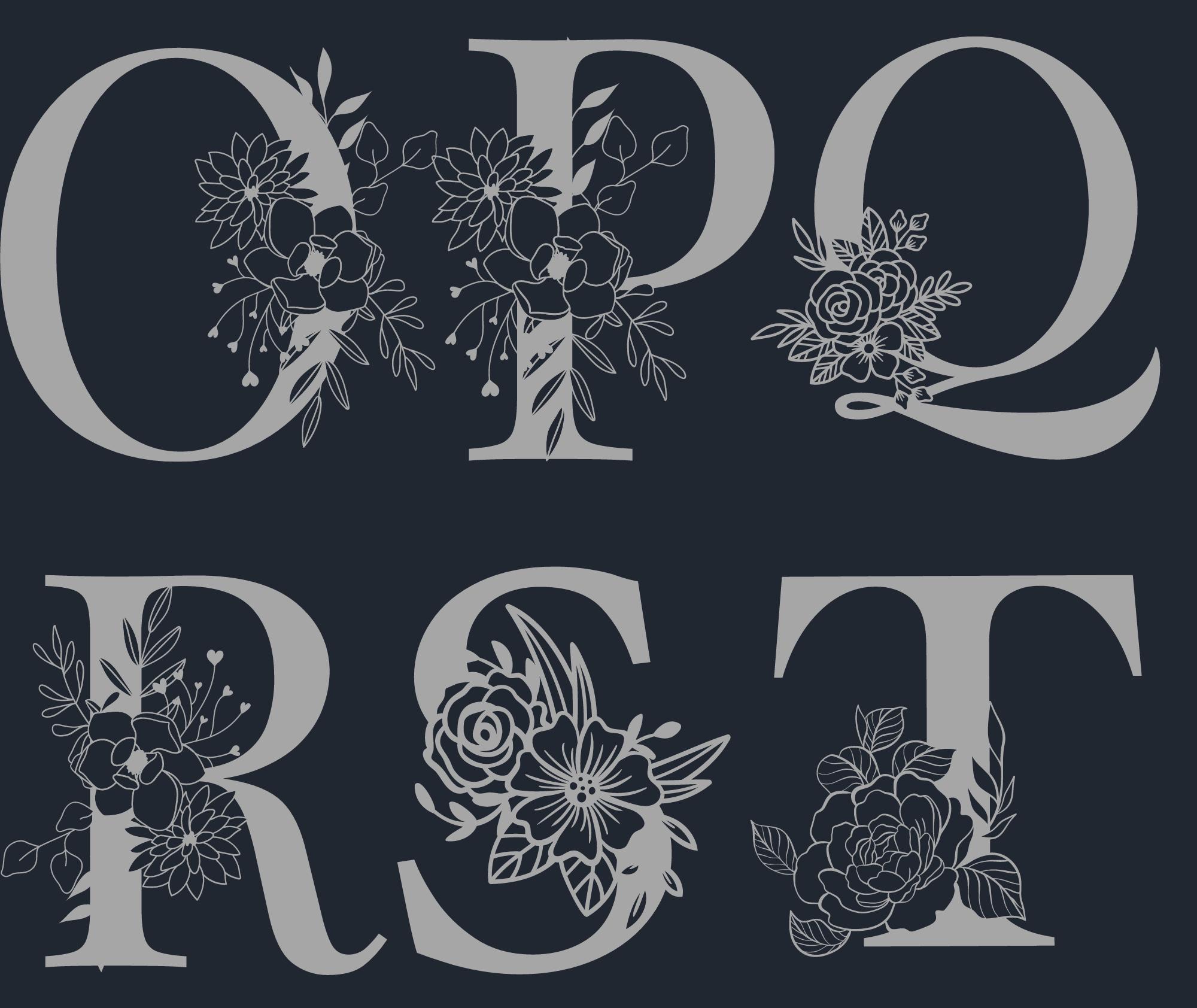 Lightburn Digital Laser Engraving Letters A-Z Custom Font Design ...