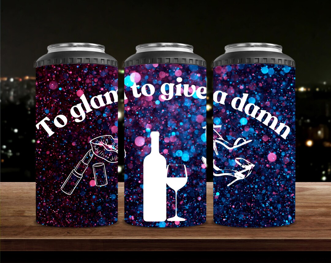 16oz Koozie Glitter Wrap Designs Instant Digital Download for Sparkling ...