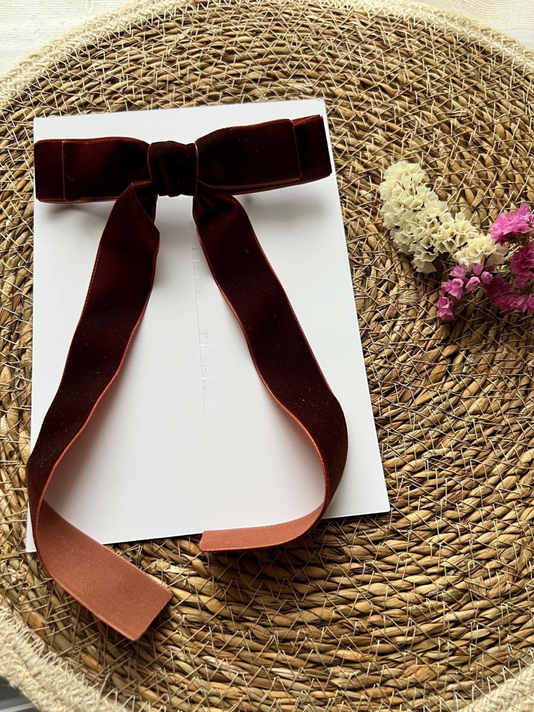 Burgundy Velvet Bow,velvet Bow ,luxury Velvet Bow,velvet Hair Accessory ...