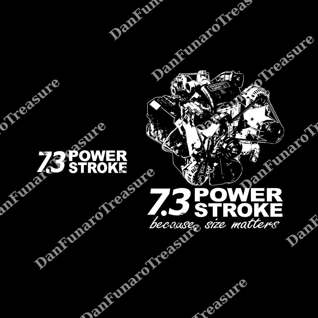 7.3 Power Stroke Png, Powerstroke Png, Mens Diesel Truck Png, Gift for ...