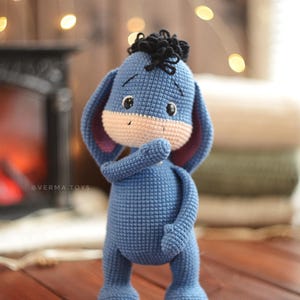Crochet Pattern Cute Eeyore Doll PDF - Etsy