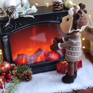 Crochet Pattern Amigurumi Cute Elk Reni PDF - Etsy