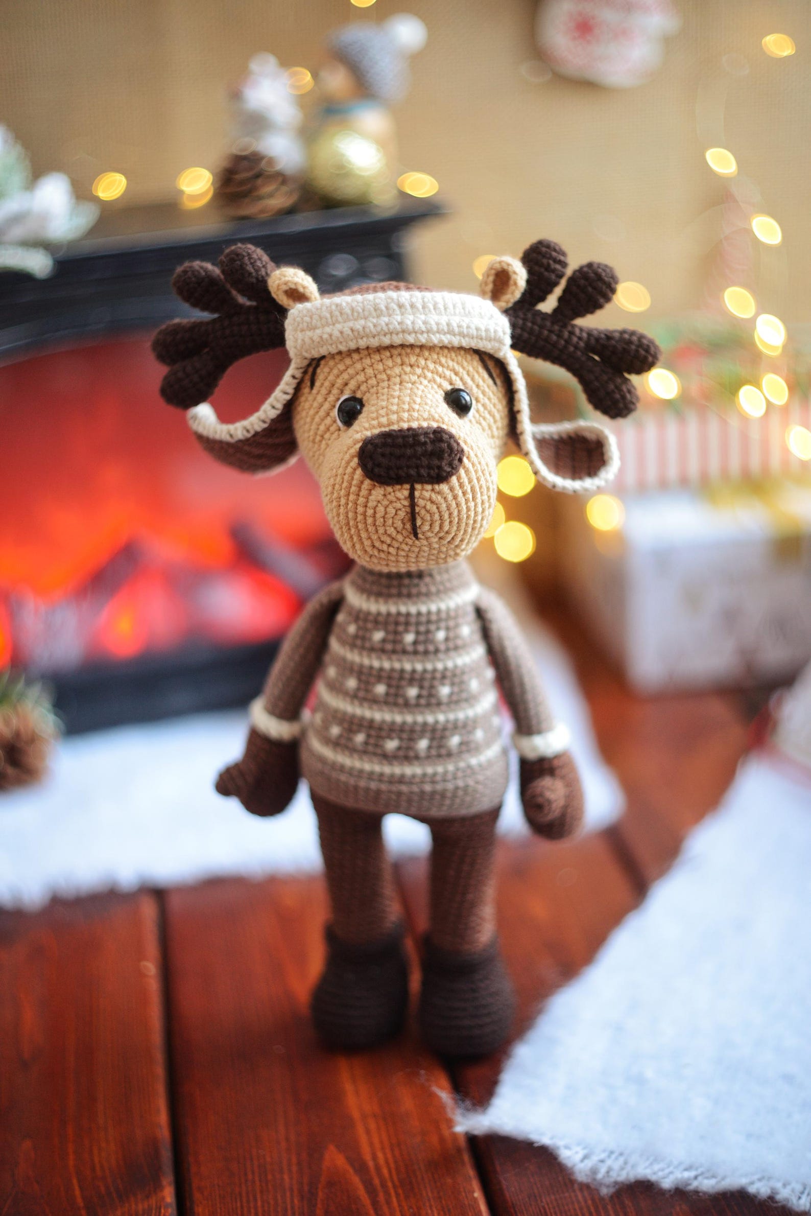 Crochet Pattern Amigurumi Cute Elk Reni PDF - Etsy