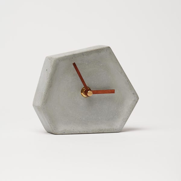 Concrete Clock - Etsy