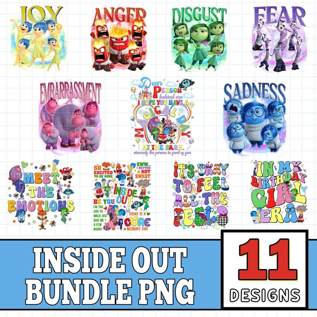 Inside Out Bundle Png, Inside Out Png Files, Inside Out Group Matching ...