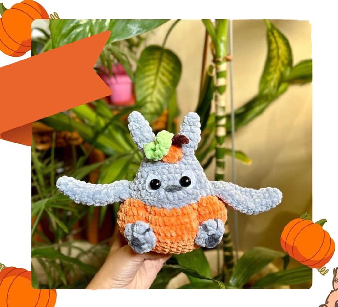 Totoro Crochet Pattern, Totoro Amigurumi Pattern, No Sew Crochet, Plush ...