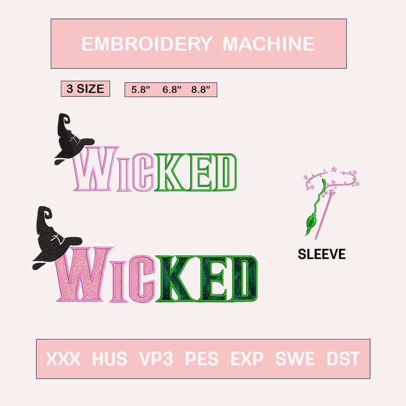 Wicked Embroidery - Etsy