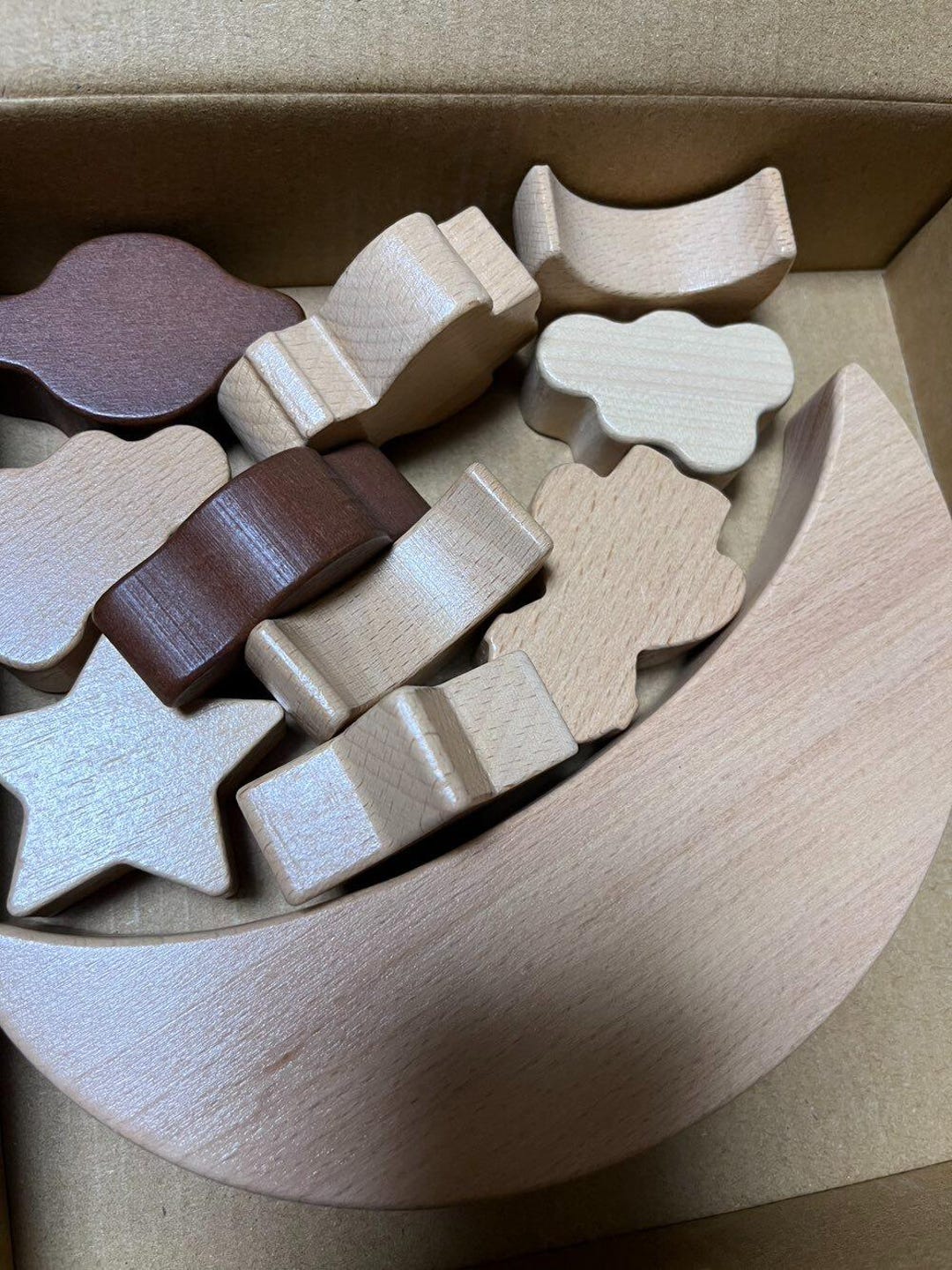 Explore the Wooden Celestial Shapes Balancer, a Montessori-inspired ...