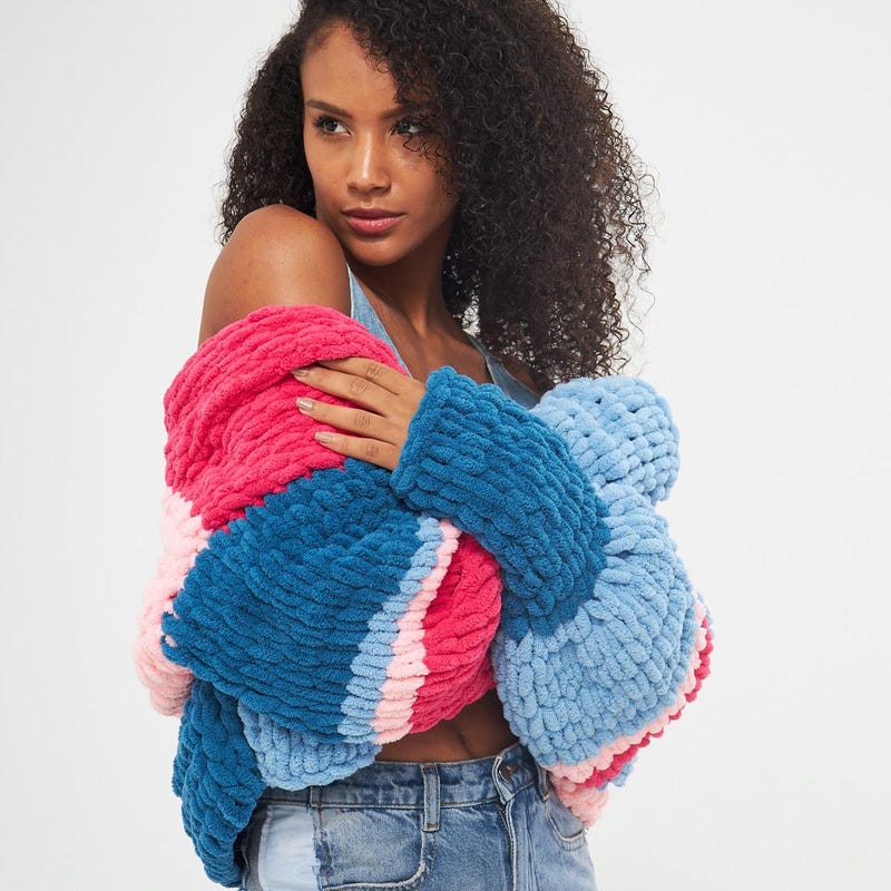 Colorful Cardigan - Etsy