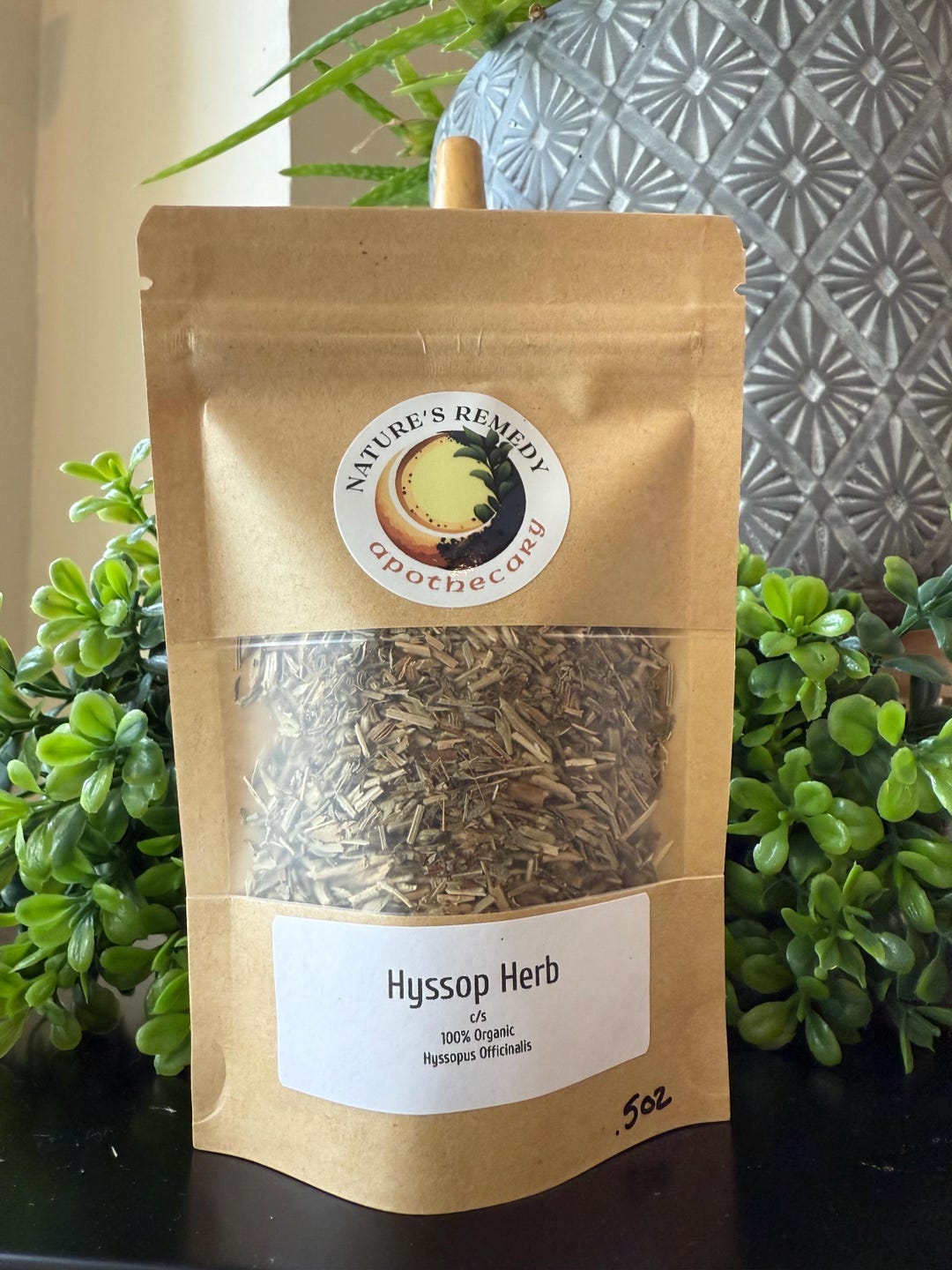 Organic Hyssop Herb | Dried Cut & Sifted Leaves for Tea, Crafts and ...