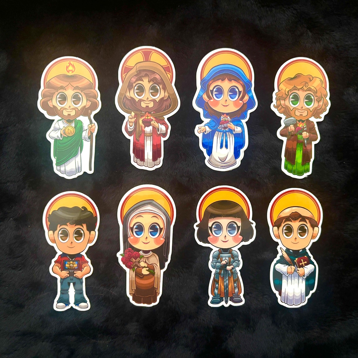 Carlo Acutis Chibi Saint Sticker: Catholic Gift, Waterproof Vinyl - Etsy