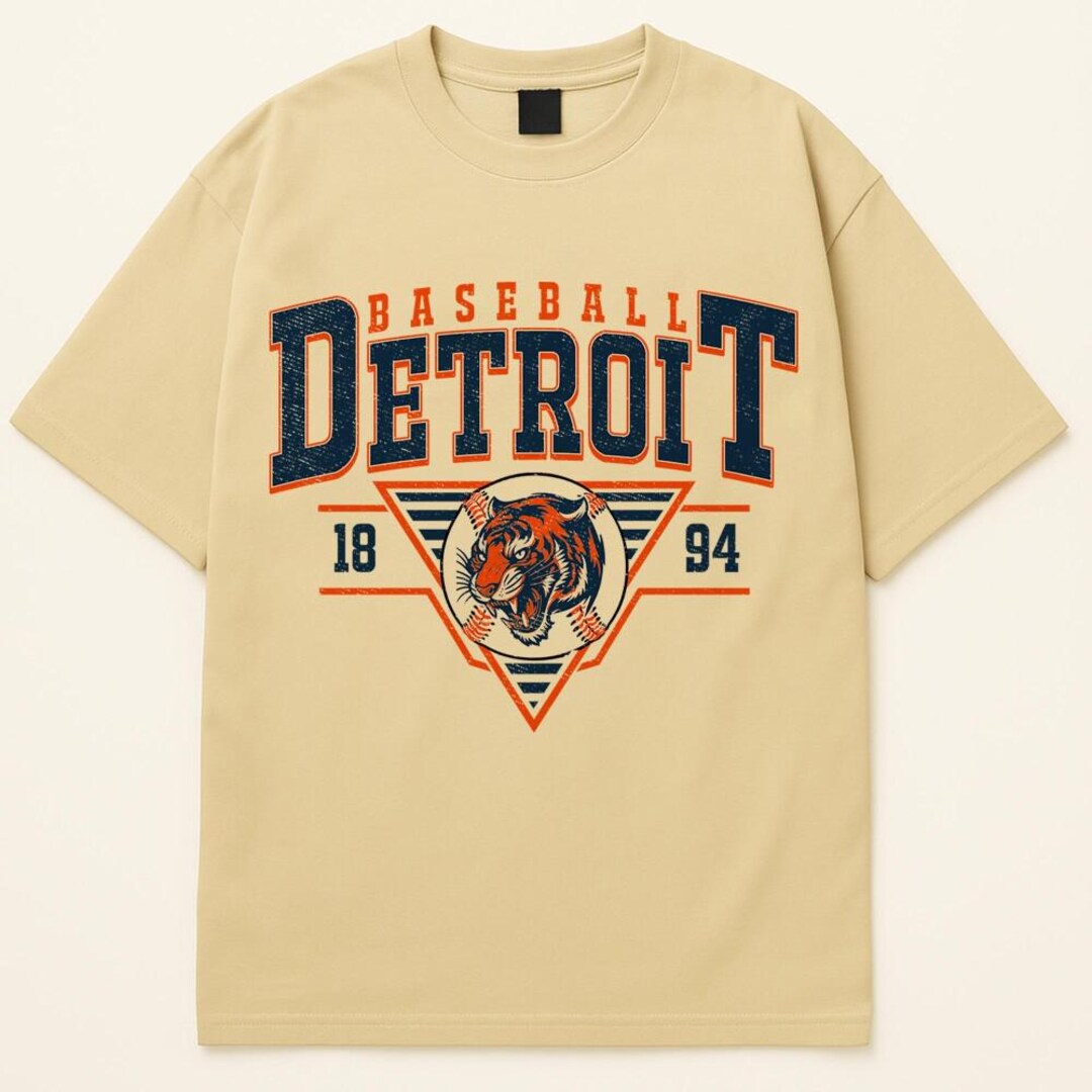 Vintage 90s Detroit Basball Team Shirt, Tigers Baseball Retro Crewneck ...