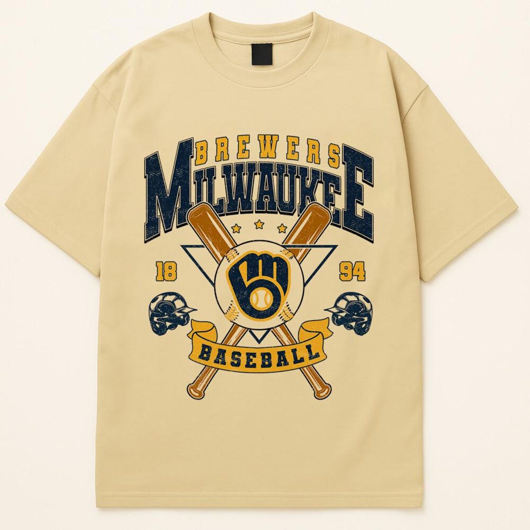 Retro 90s Milwaukee Baseball Team Shirt, Vintage Brewers Baseball Team ...