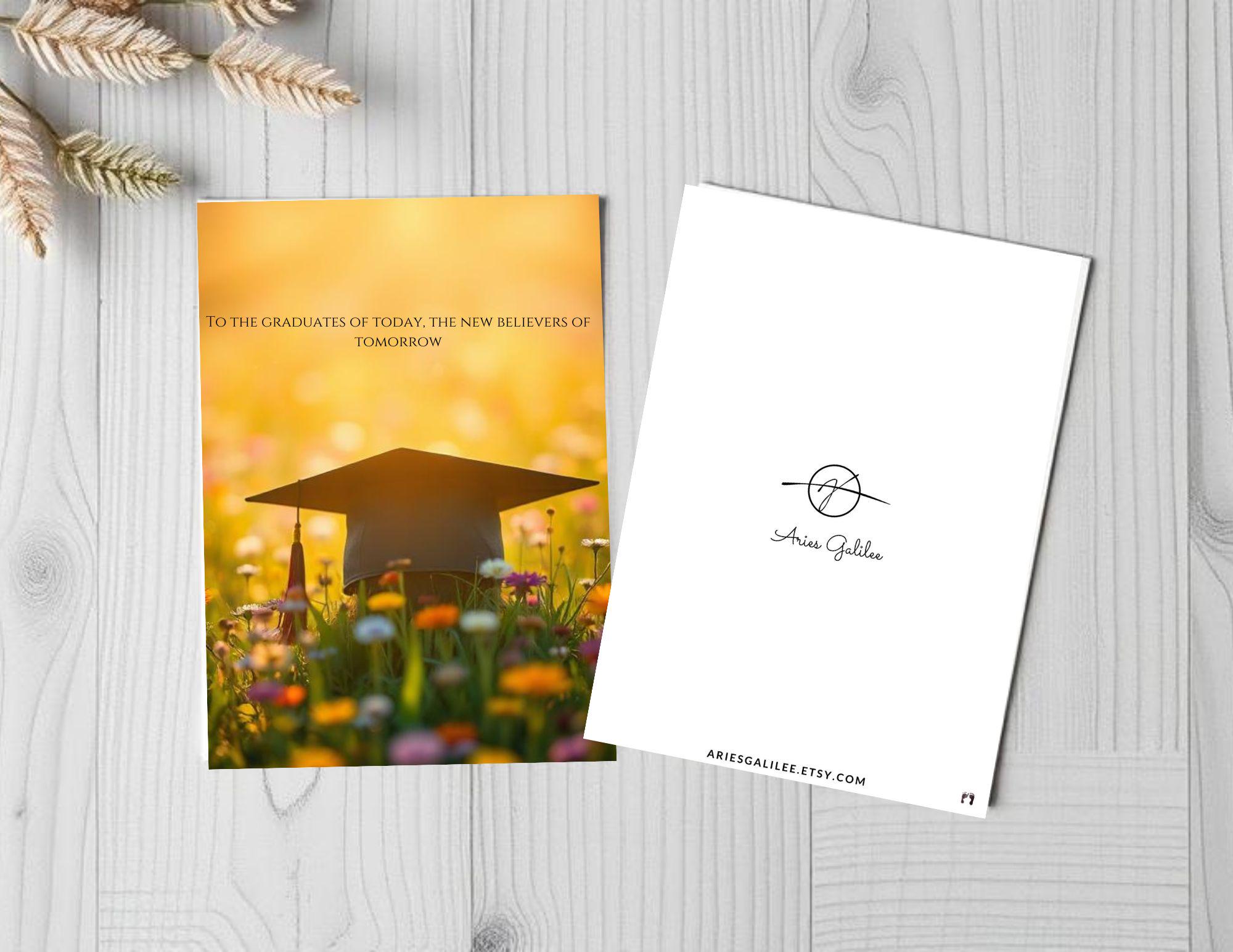 Christian Graduation Card- Inspiring Faith and Future Blessings ...